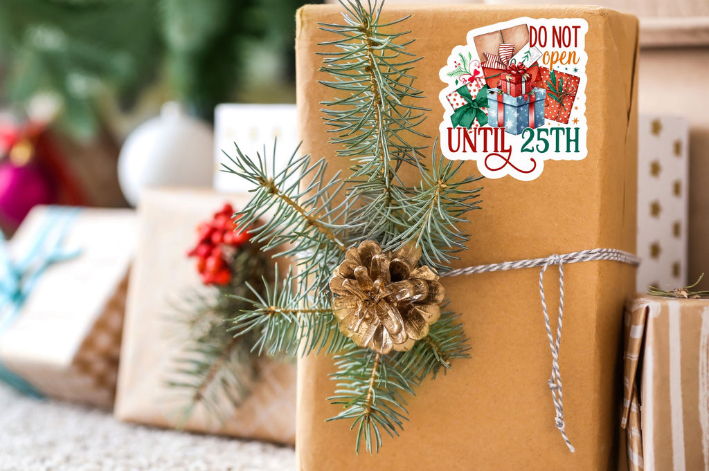 Do not open Sticker Design - So Fontsy