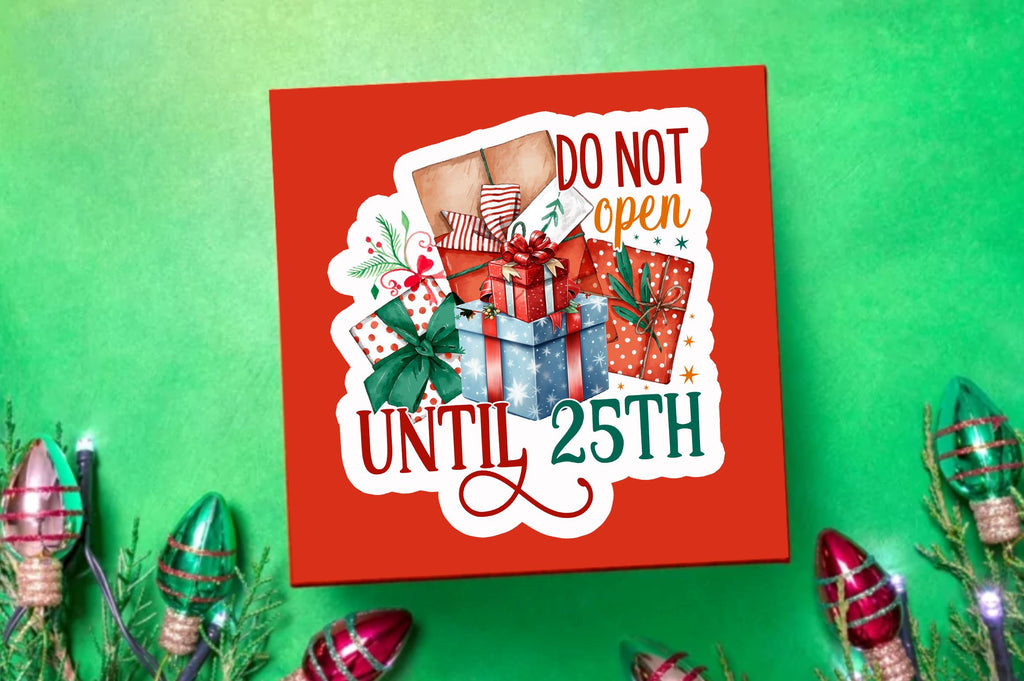 Do not open Sticker Design - So Fontsy