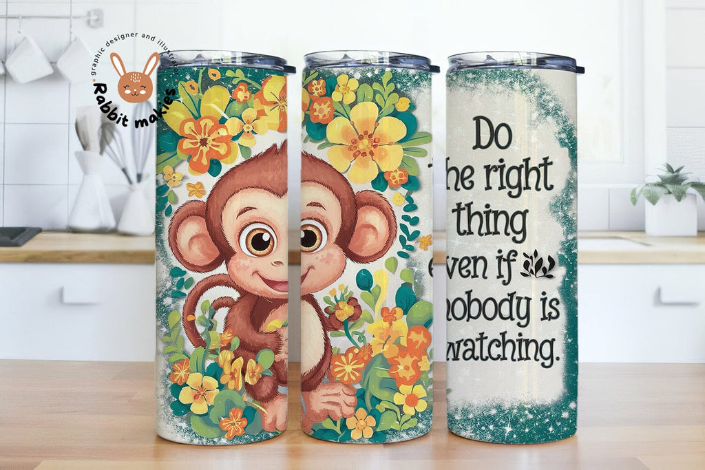 Do the right thing even if nobody is watching 20 oz Skinny Tumbler PNG ...