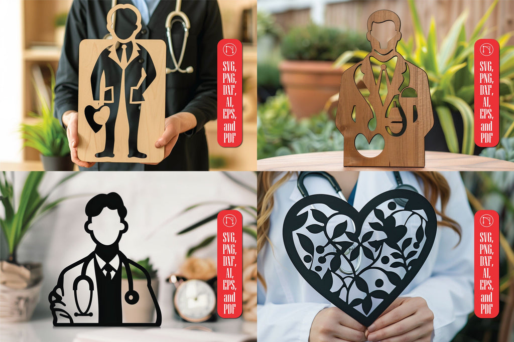 Doctor Signs Laser cut SVG Bundle - So Fontsy