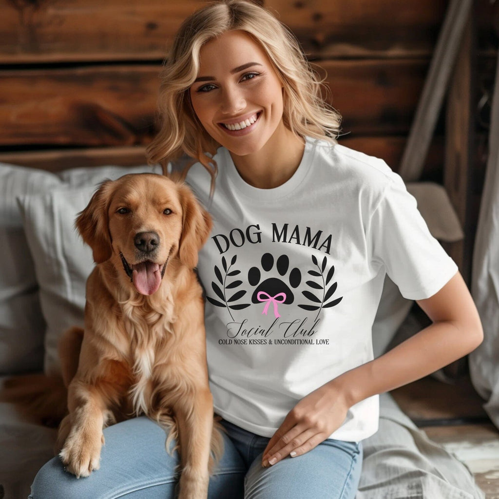 Dog Mama Social Club Digital Design DTF Transfer SVG PNG JPG DXF EPS ...