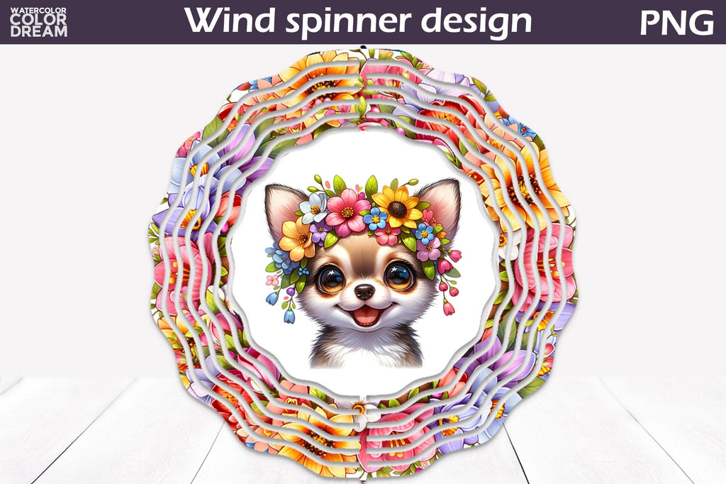 Dog Wind Spinner | Chihuahua Wind Spinner - So Fontsy