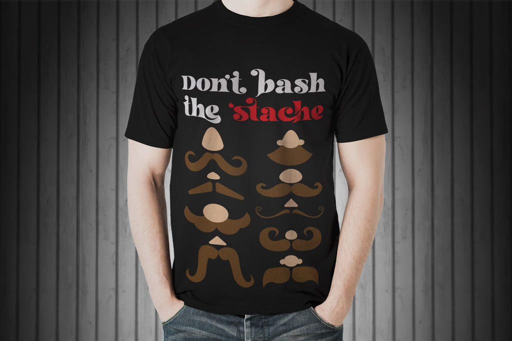 Don't Bash the 'Stache Mustache SVG - So Fontsy
