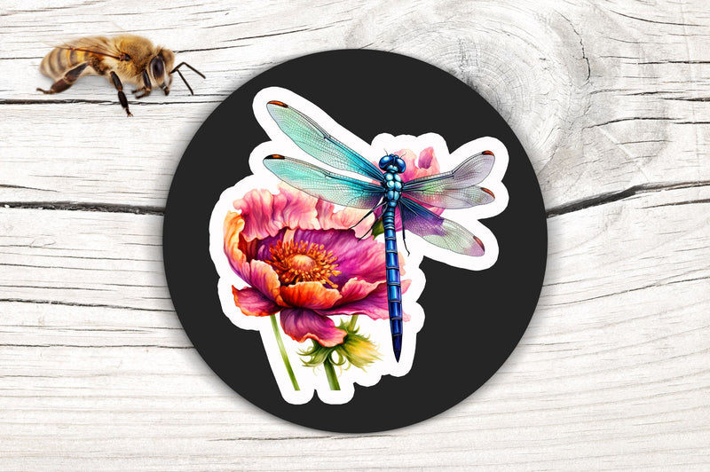 Dragonfly Sticker Design - So Fontsy