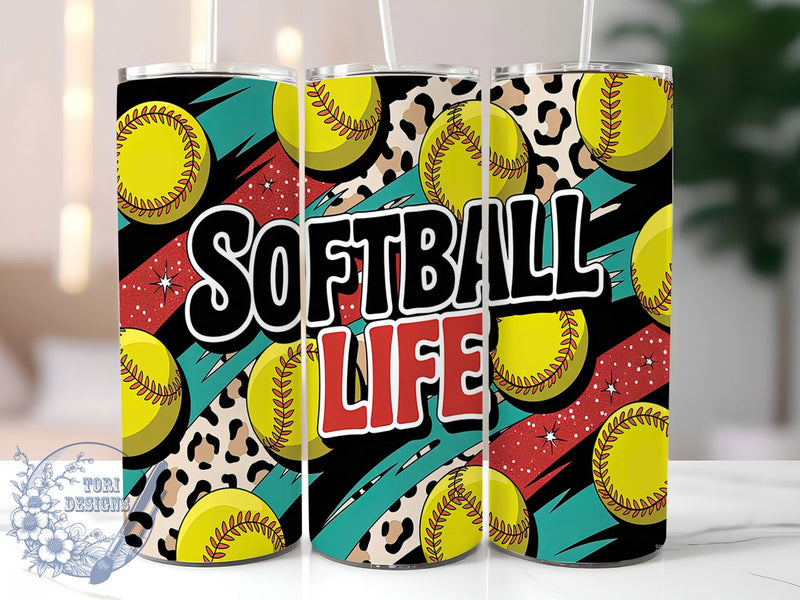 Dugout Life Softball Mom Tumbler, Baseball Lover Gift, Dugout Life Wrap ...