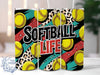 Dugout Life Softball Mom Tumbler, Baseball Lover Gift, Dugout Life Wrap ...