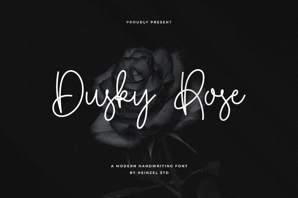 Dusky Rose Handwriting Font - So Fontsy