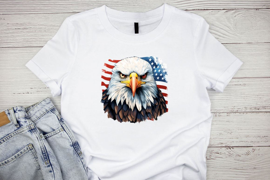 Eagle with American Flag Sublimation Bundle - So Fontsy