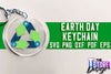 Earth Day Keychain SVG Design | Earth SVG Quotes | Keychain Design - So ...