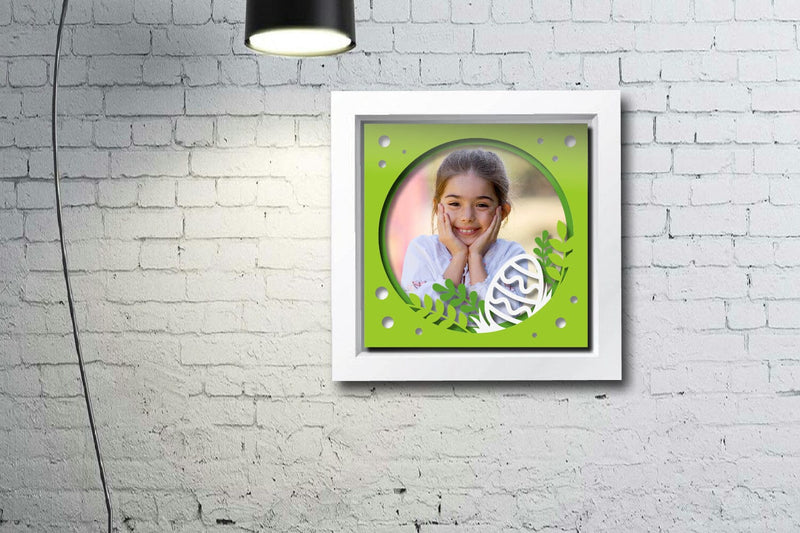 Easter 3D layered photo frame - So Fontsy