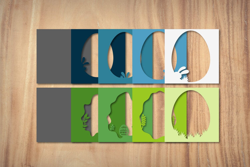 Easter 3D layered photo frame svg, dxf, eps, png - So Fontsy