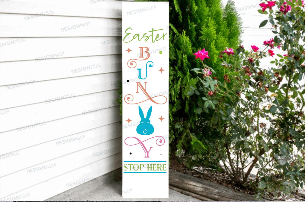 Easter bunny stop here Svg Design - So Fontsy