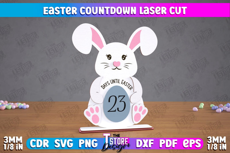 Easter Countdown | Easter Calendar Template | Days Until Easter | CNC ...