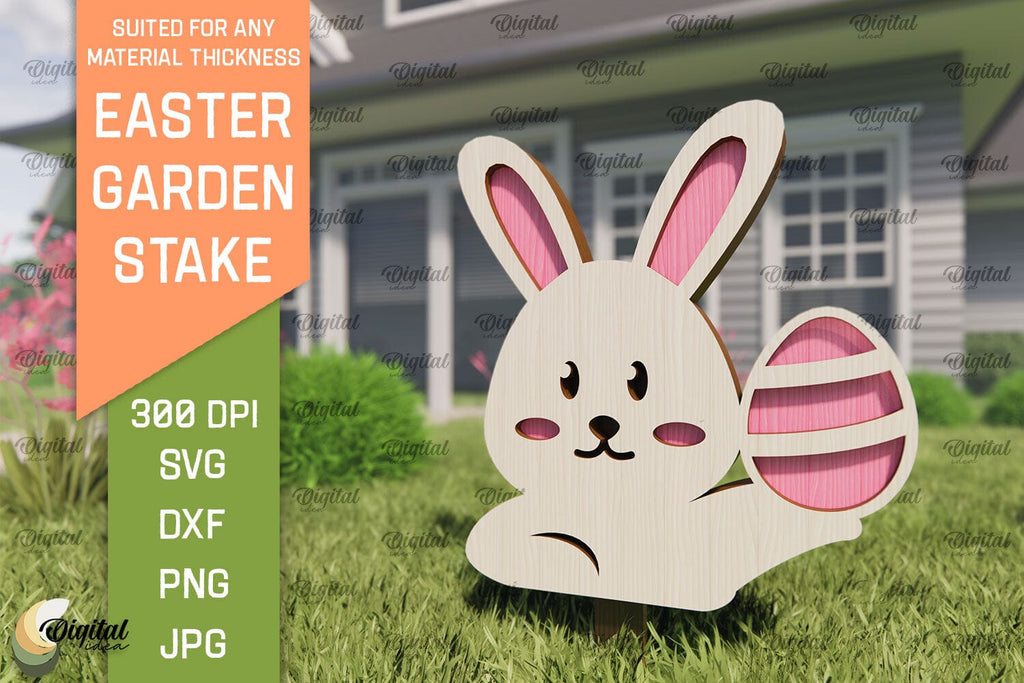 Easter Garden Stake SVG. Plant Marker Laser Cut. Easter Sign SVG - So ...