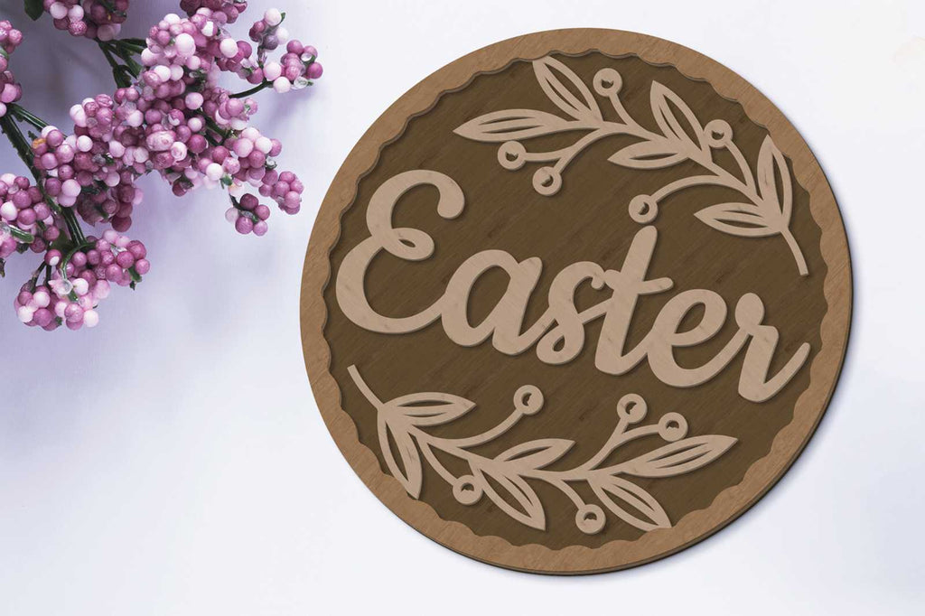 Easter Panels Set, Layered Decorative Templates, Laser Cut Files, Wood ...