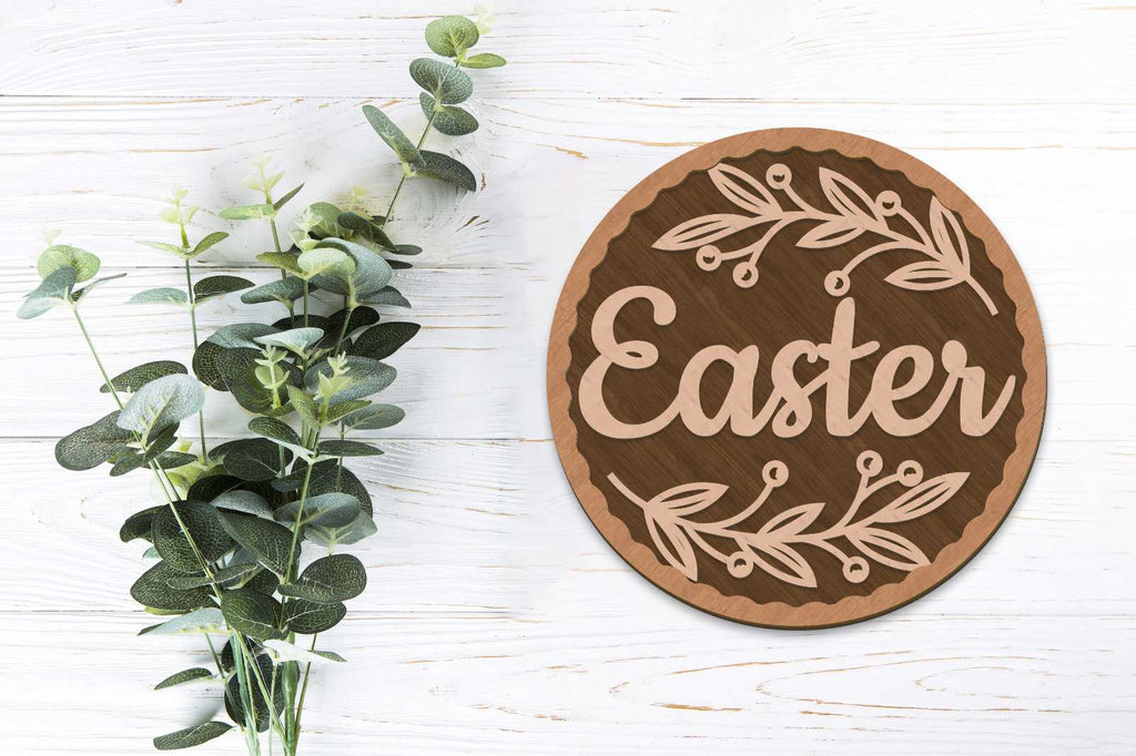 Easter Panels Set, Layered Decorative Templates, Laser Cut Files, Wood ...