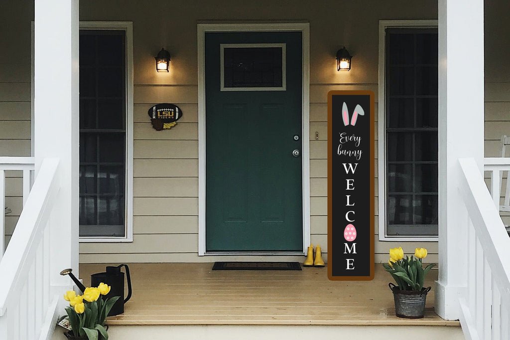 Easter Porch Sign SVG. Easter Vertical Sign. Welcome Sign. - So Fontsy