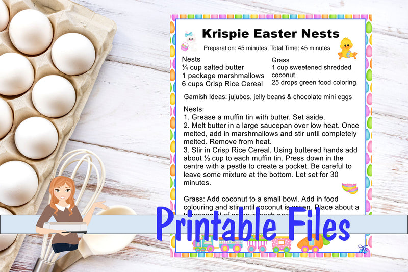 Easter Recipe Cards - So Fontsy