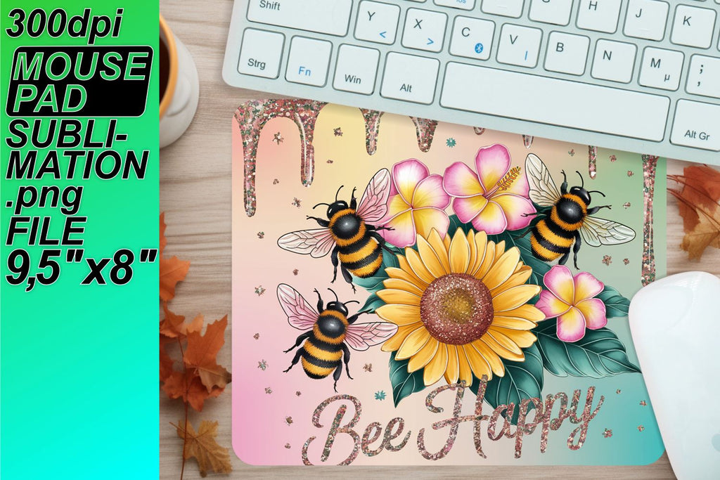 Easy-to-use mouse mat designs, perfect for your workspace! , Bee - So ...