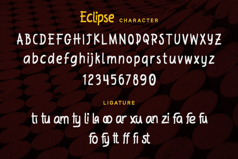 Eclipse - Display Font - So Fontsy