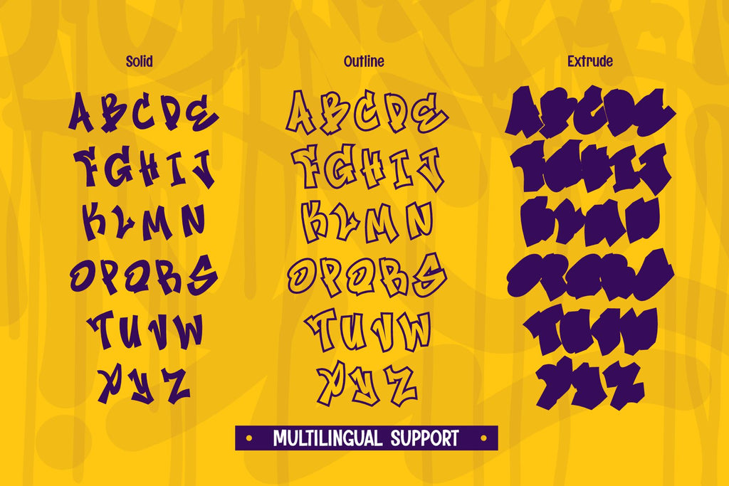 Edge Bolt - 3d Layered Graffiti font - So Fontsy