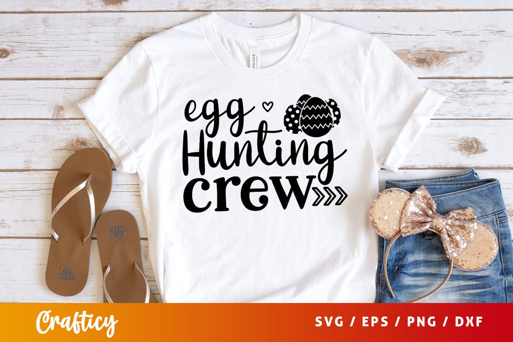 Egg hunting crew SVG Design - So Fontsy