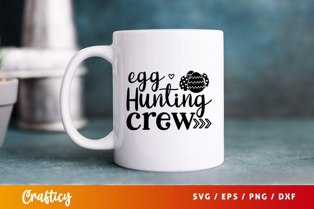 Egg hunting crew SVG Design - So Fontsy
