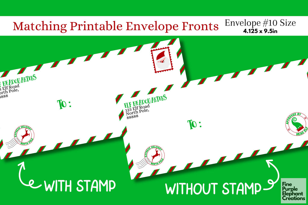 Elf Activity Letter Bundle Kit | Christmas Printable - So Fontsy