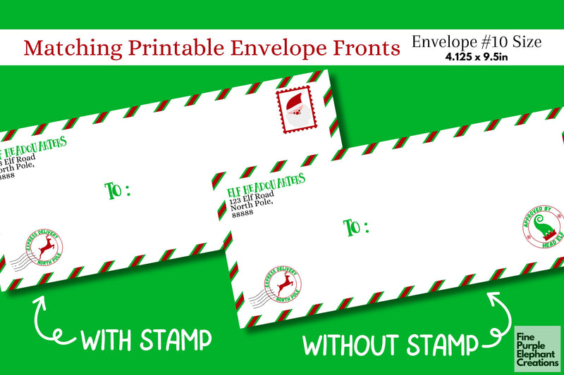 Elf Activity Letter Bundle Kit | Christmas Printable - So Fontsy