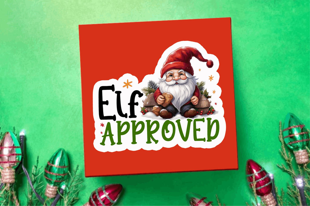 Elf approved Stickers Design - So Fontsy