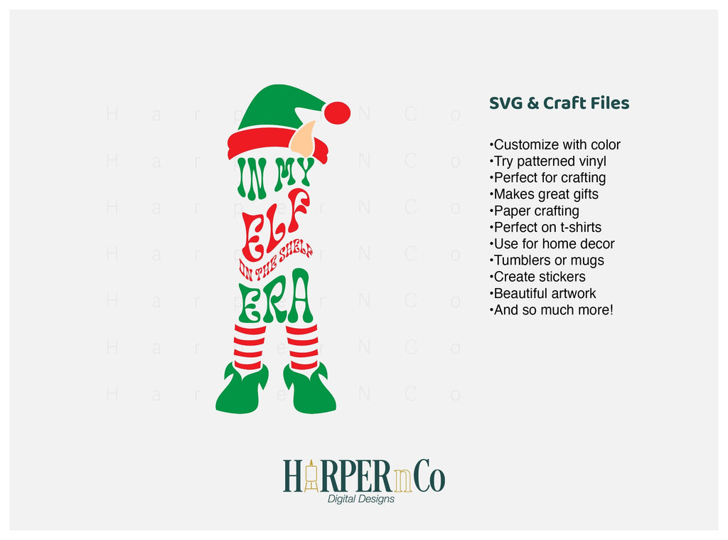 Elf Shelf Era SVG PNG Cut EPS File - So Fontsy
