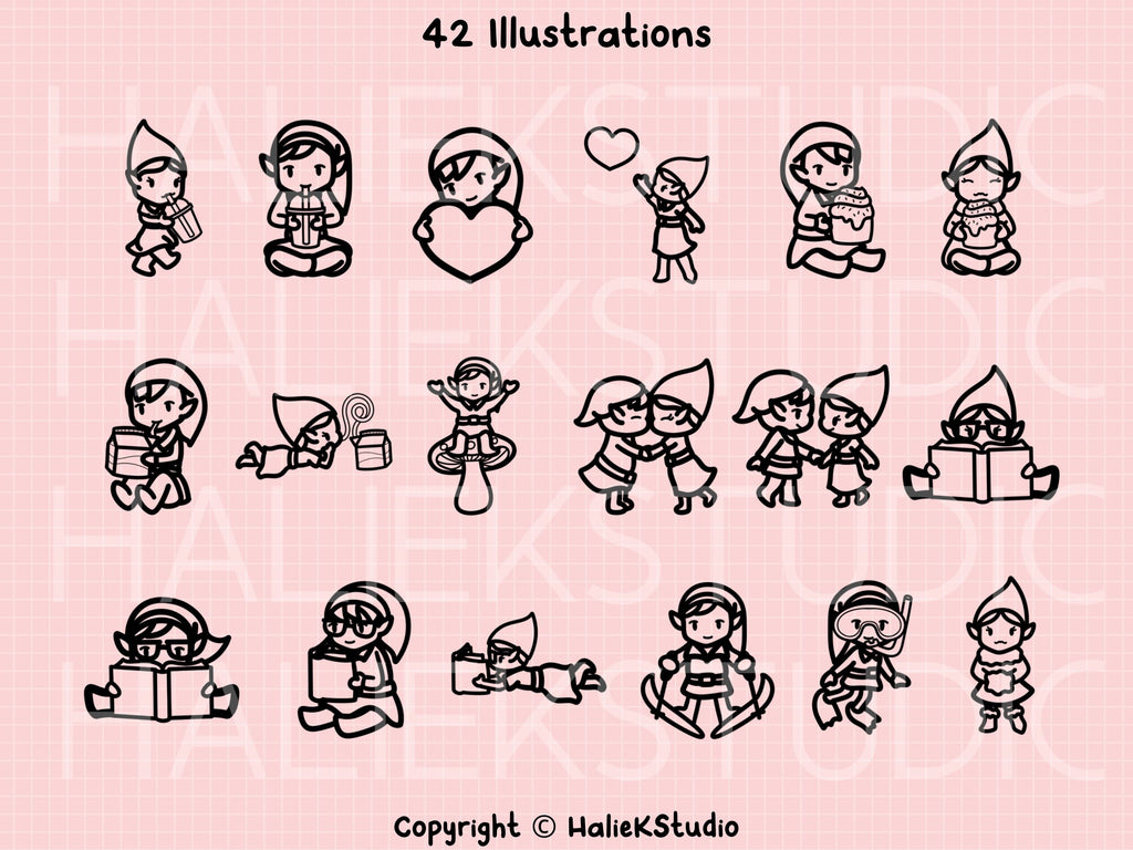 Elves SVG Design Set - So Fontsy