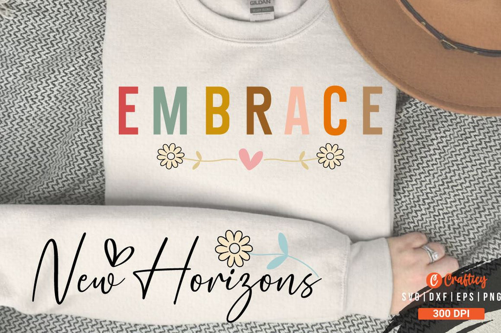 Embrace SVG Sleeve Design - So Fontsy