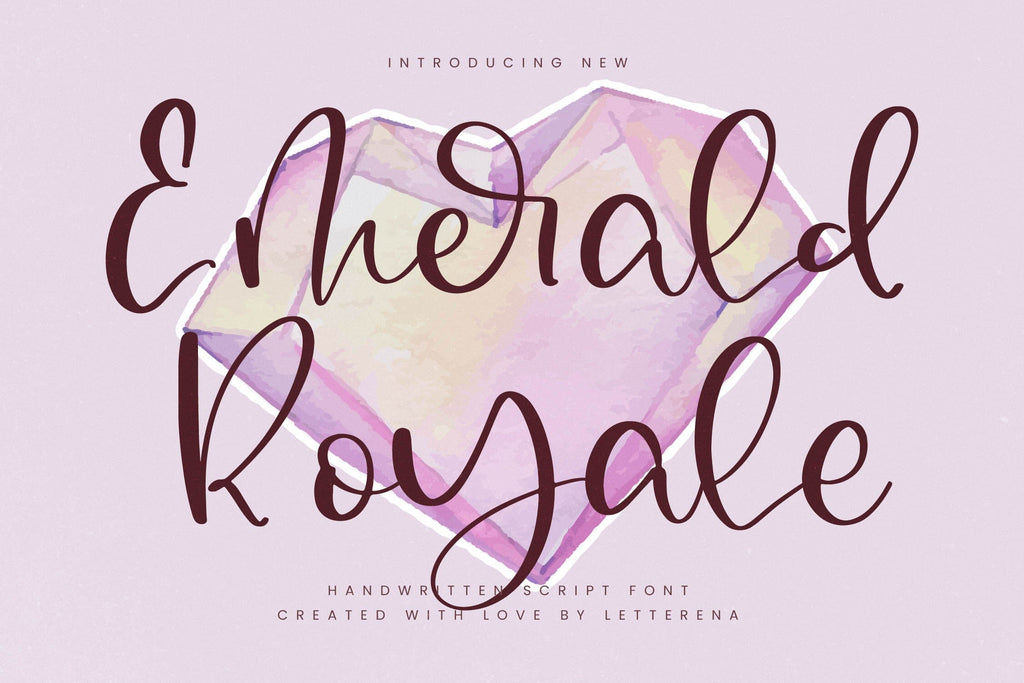 Emerald Royale - Handwritten Script Font - So Fontsy