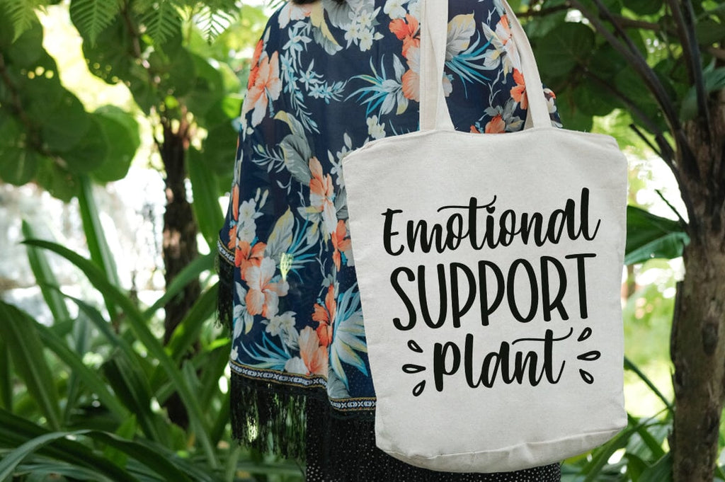 Emotional support plant SVG Design - So Fontsy