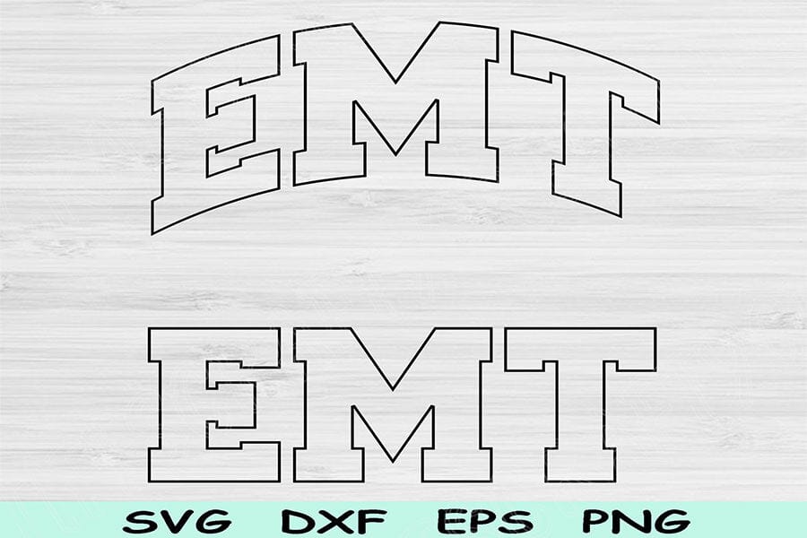 EMT Svg Dxf Cut File, EMT Png, Paramedic Svg Files For Cricut, First ...