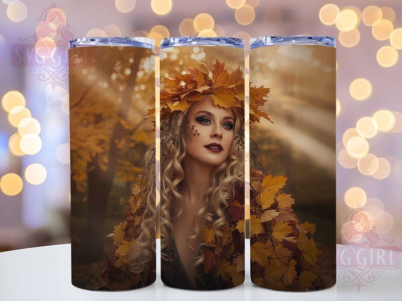 Enchanted Drag Queen Autumn Tumbler Wrap, Drag Queen Tumbler Png ...
