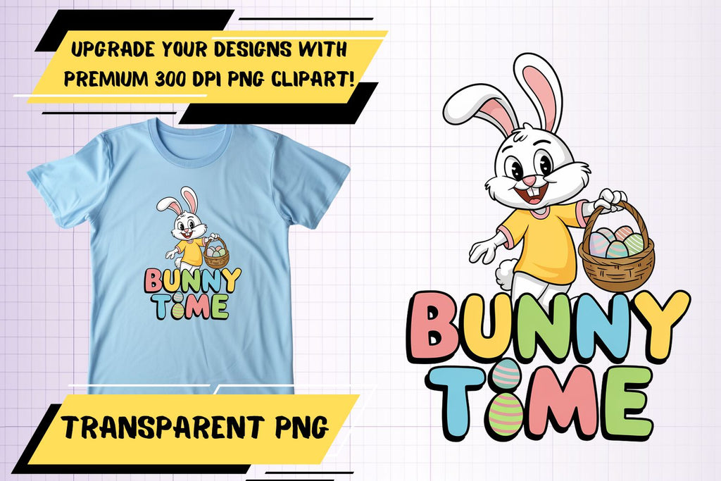 Engaging sublimation PNG, for creative projects , Easter Bunny - So Fontsy