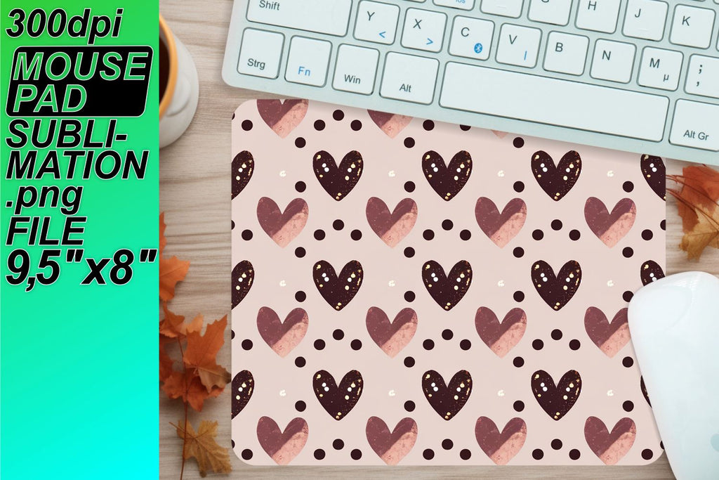 enhance your workspace! , Stunning sublimation mat design, Heart - So ...