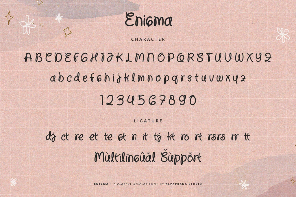 Enigma - Display Font - So Fontsy