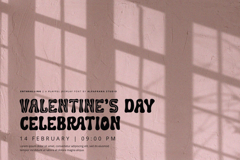 Enthralling - Display Font - So Fontsy