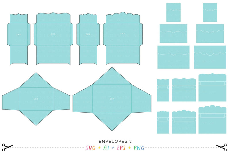 Envelopes 2 SVG - So Fontsy