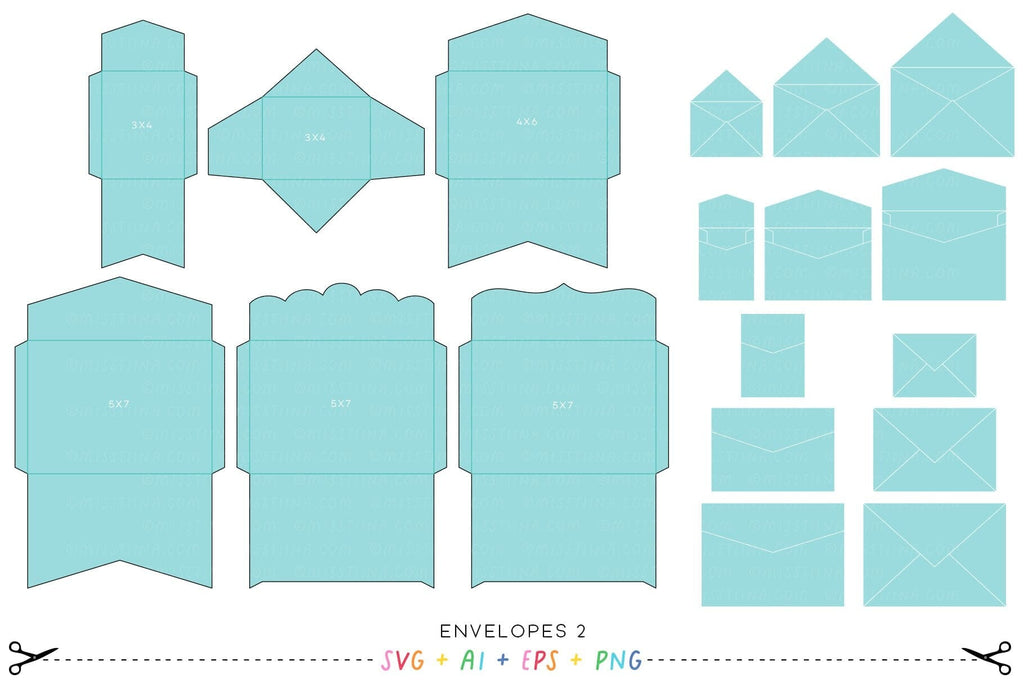 Envelopes Bundle SVG - So Fontsy