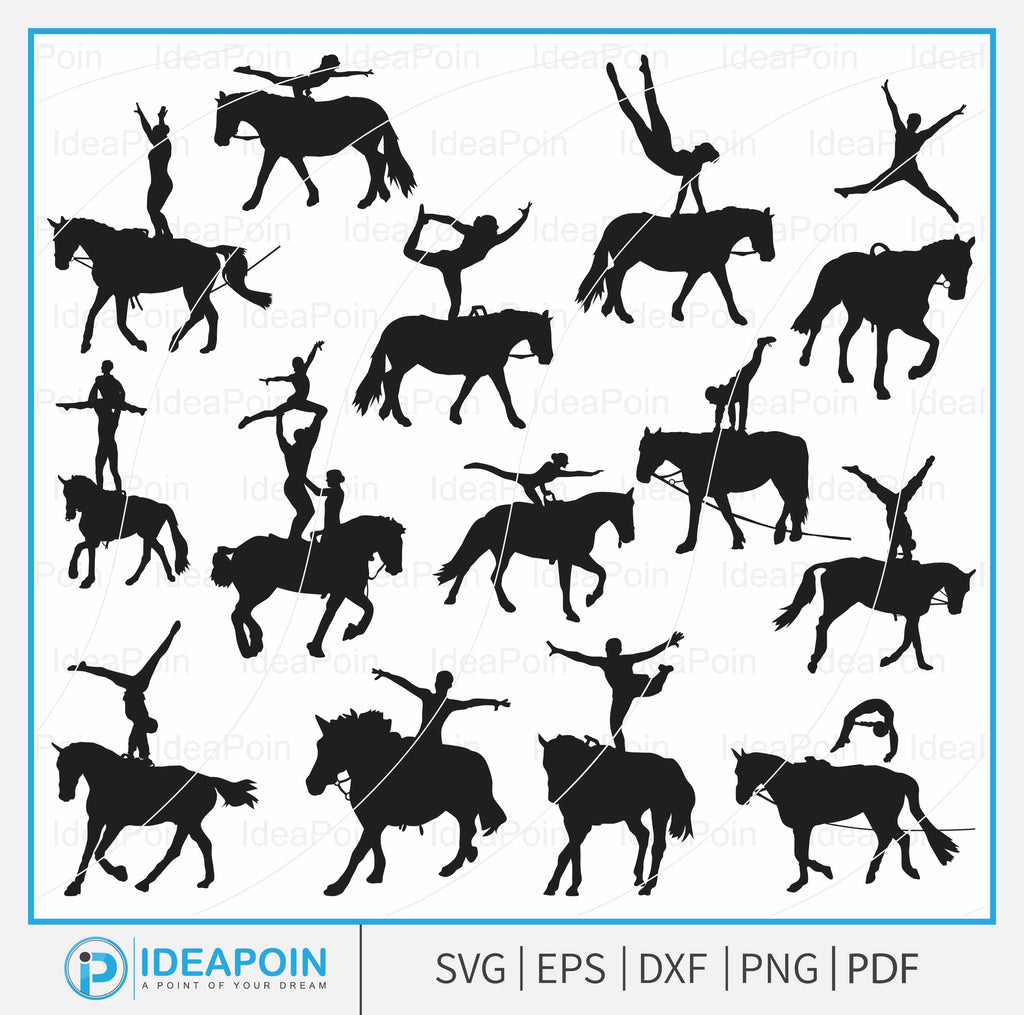 Equestrian Vaulting svg, Horse Vaulting Cut File, Horse Valuting png ...