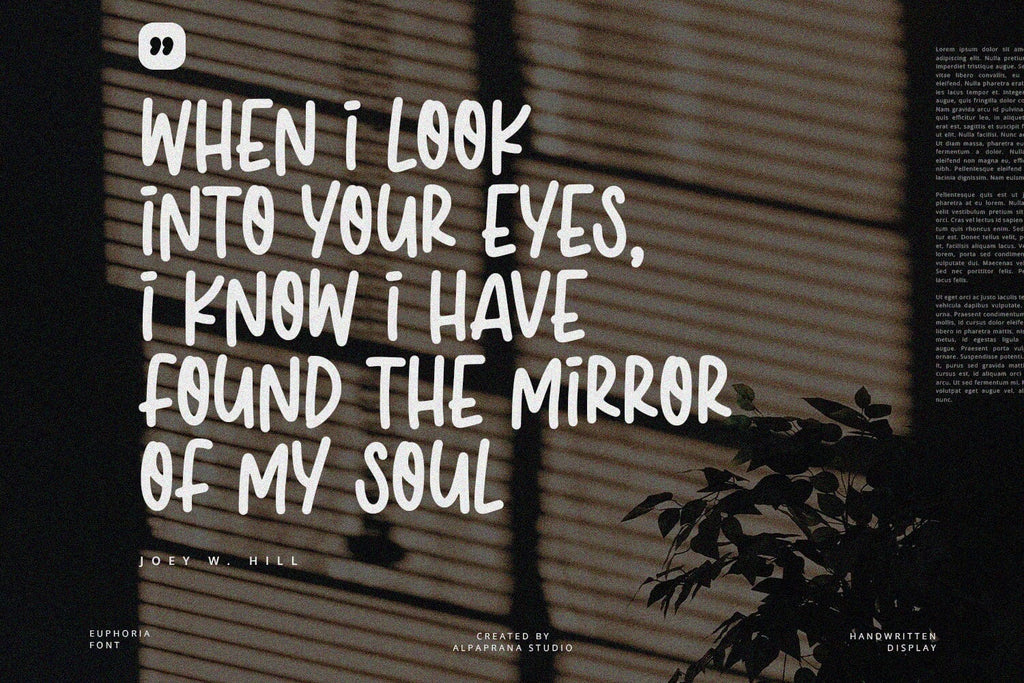 Euphoria - Display Font - So Fontsy