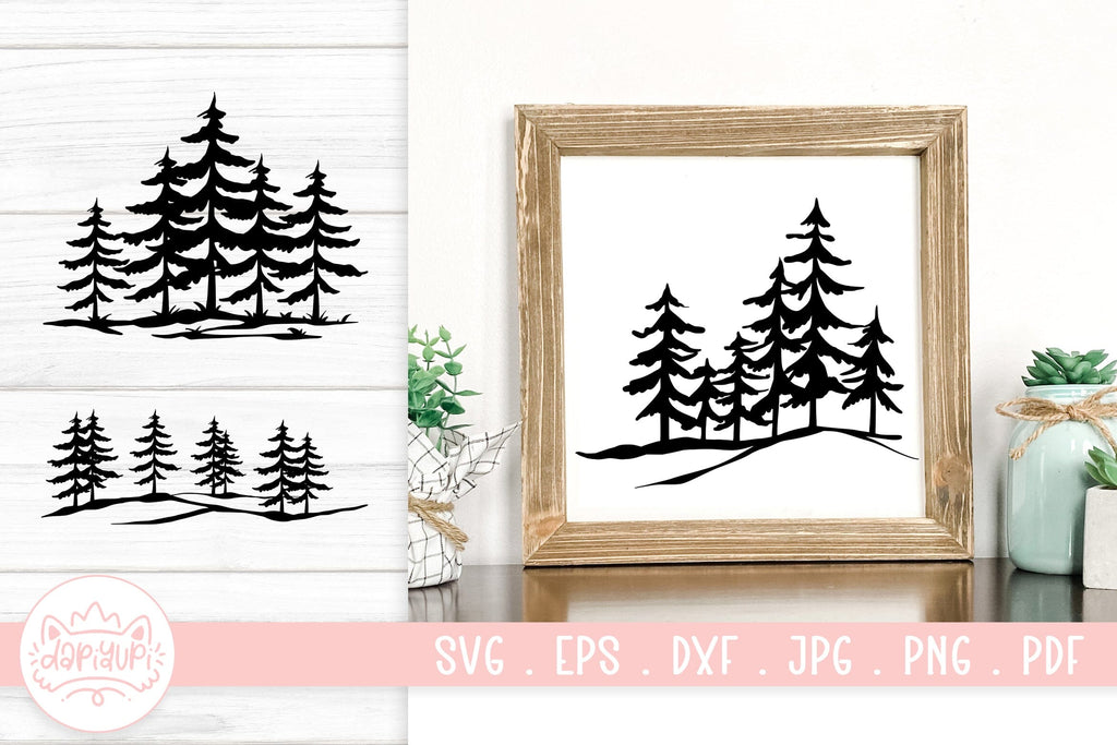 Evergreen SVG Cut File - So Fontsy
