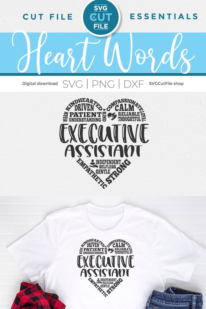 Executive Assistant svg for crafters - So Fontsy