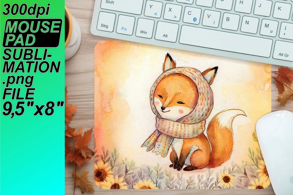 Eye-catching mouse desk design, ready for sublimation! , Animals - So ...