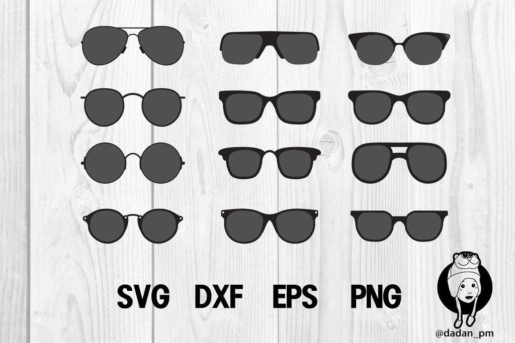 Eyeglasses svg, dxf, eps, png - So Fontsy