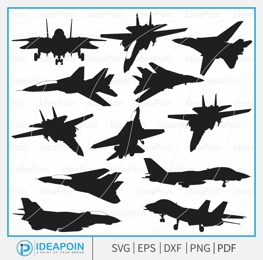 f-14 tomcat svg, F-14 Tomcat Fighter Jet SVG, Navy F14 Tomcat SVG, F14 ...